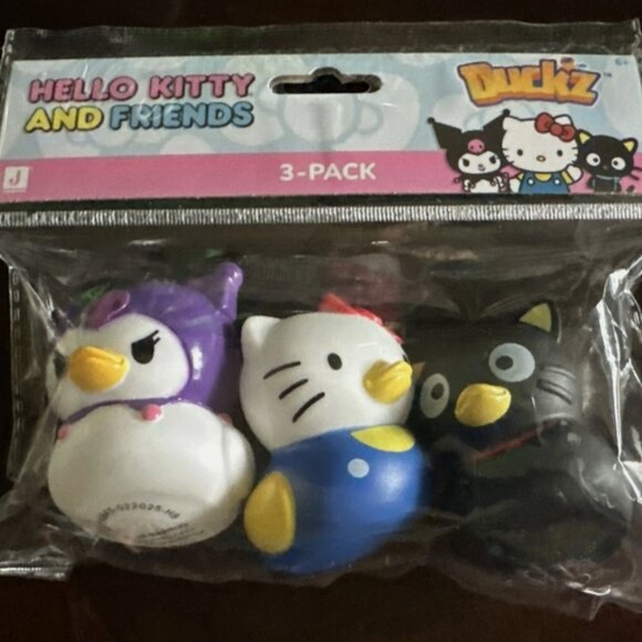 Sanrio | Toys | Sanrio Duckz Hello Kitty Friends Rubber Ducks 3 Pack ...